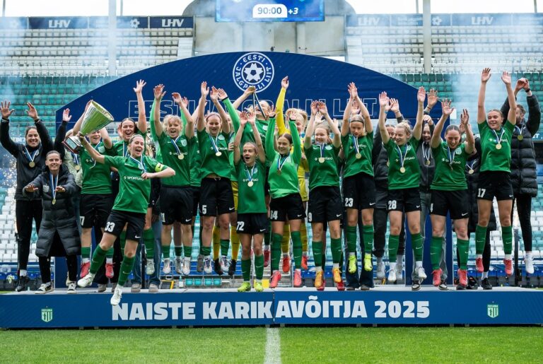 FC Flora naiskond alistas Saku Sportingu 4:0 ja võitis kümnendat korda ...